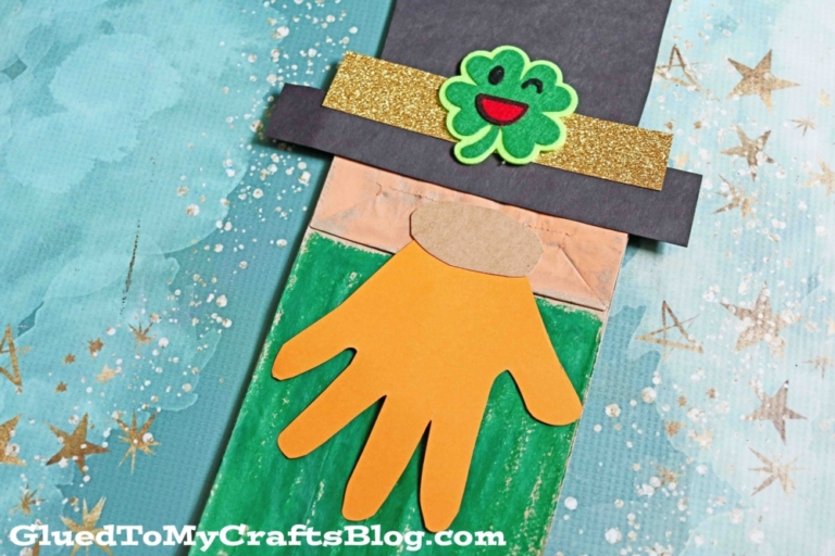 Paper Bag Leprechaun Gnome