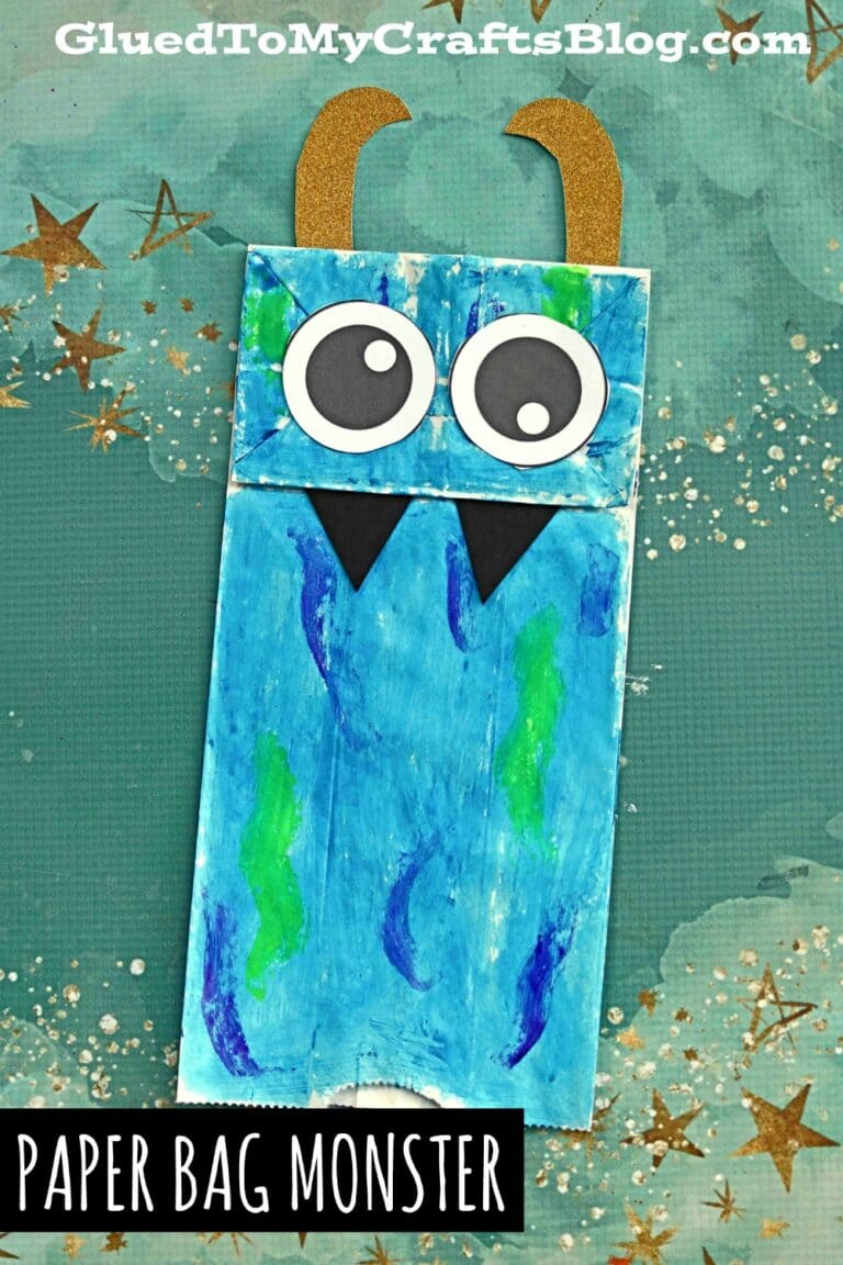 Paper Bag Monster Puppet Craft