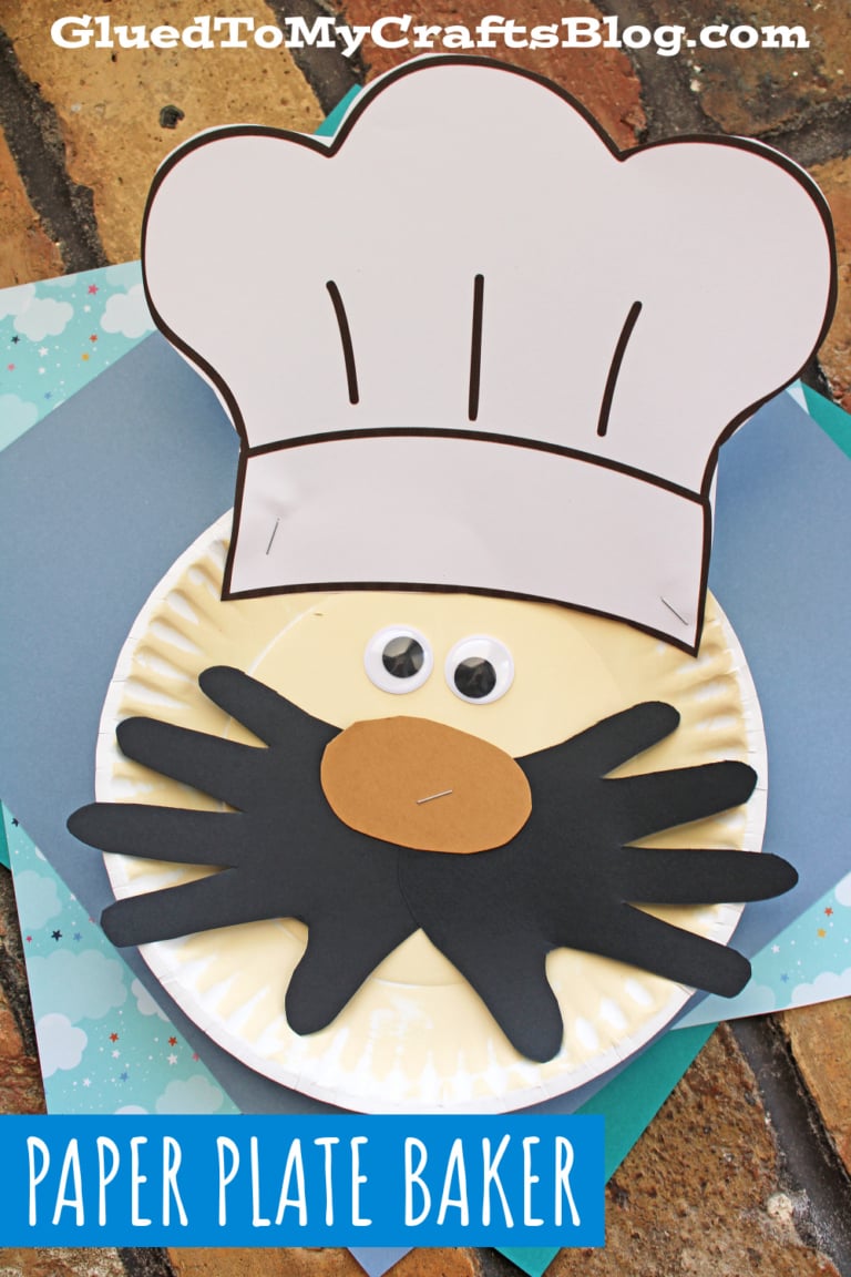 Paper Plate Baker Craft Idea