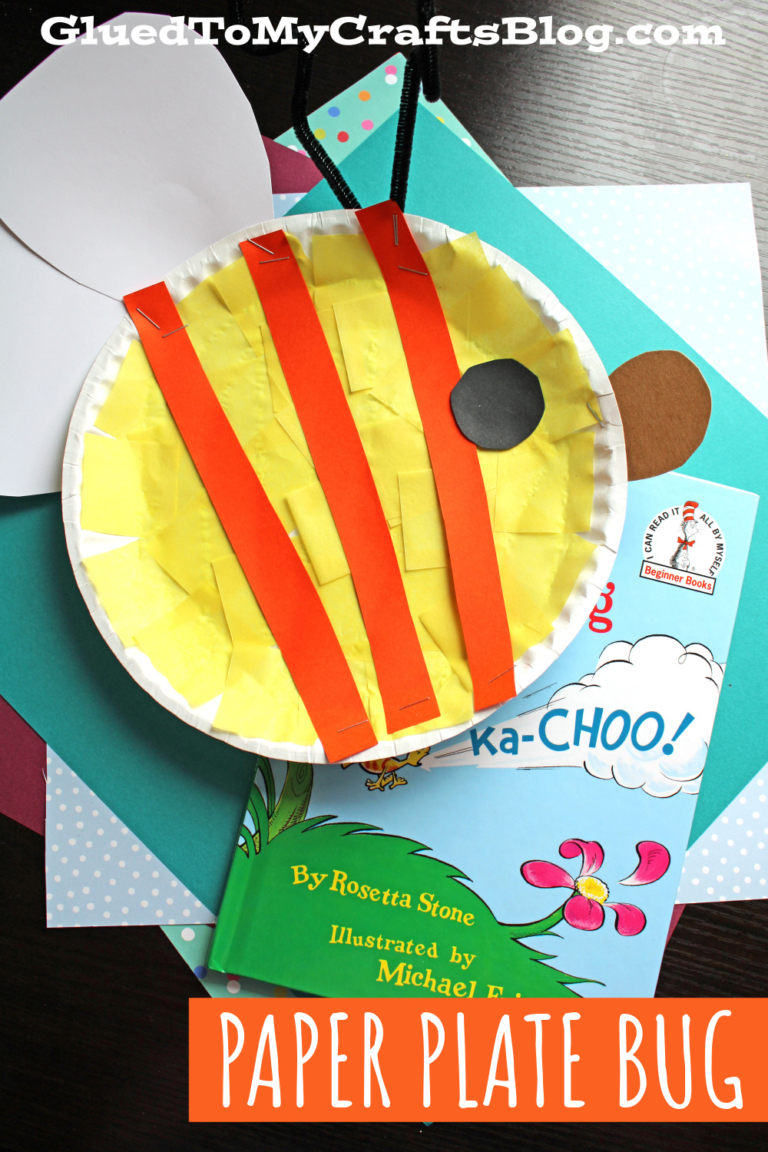 Paper Plate Bug Craft Idea For Kids