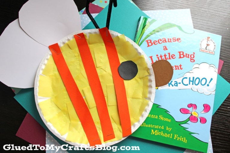 Paper Plate Bug Craft Idea For Kids