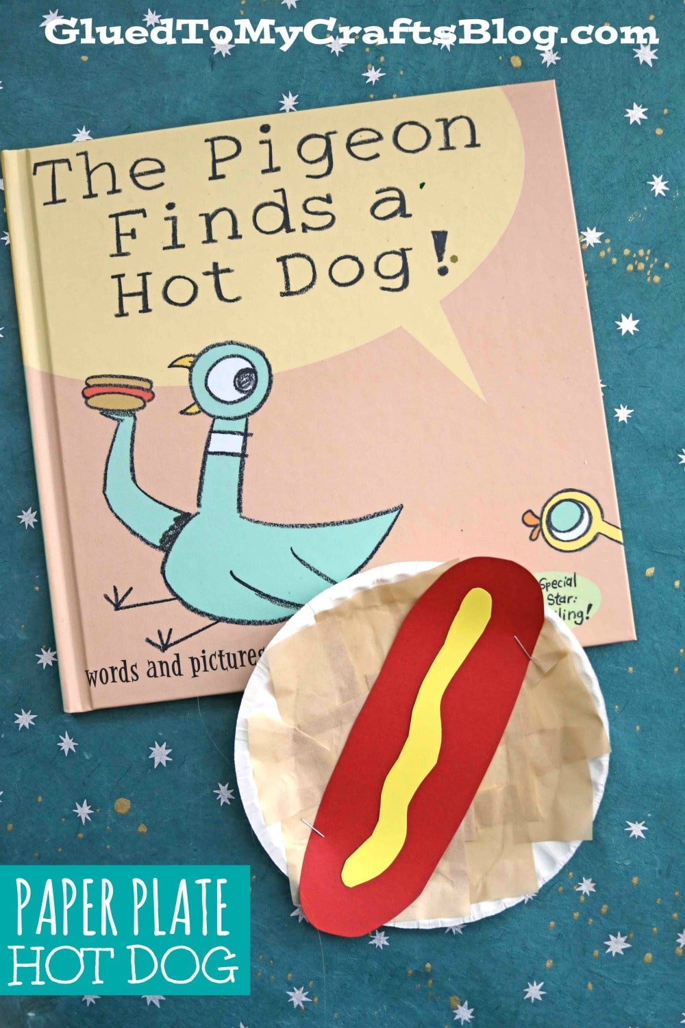 Paper Plate Hot Dog Craft Idea For Kids