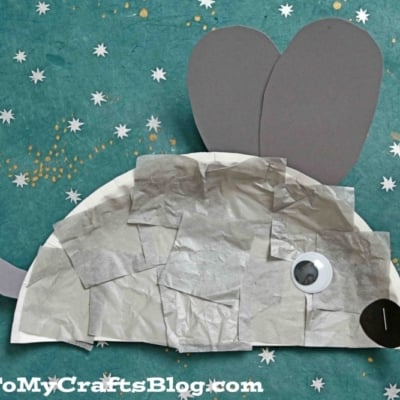 Paper Mouse and Cheese Kids Craft