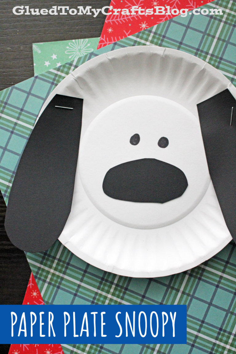 Paper Plate Charlie Brown & Snoopy