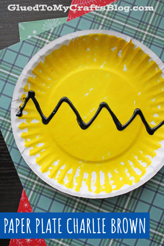 Paper Plate Charlie Brown & Snoopy