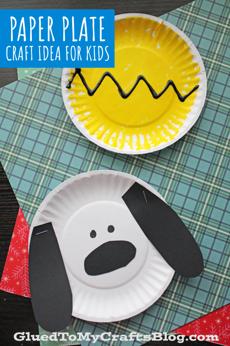 Paper Plate Charlie Brown & Snoopy