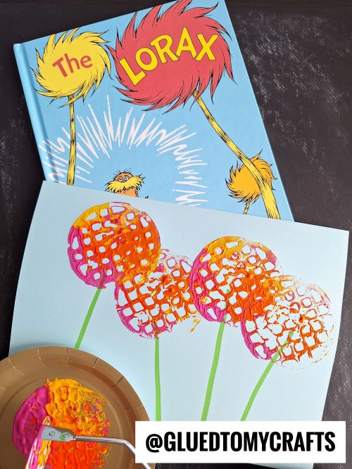 Lorax Inspired Craft Ideas From Glued To My Crafts