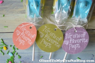 My Favorite PEEPS - Gift Tag Printable