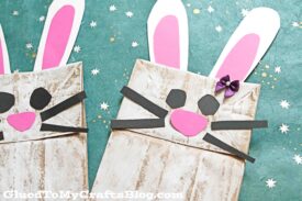 Paper Bag Bunny Craft Idea For Easter