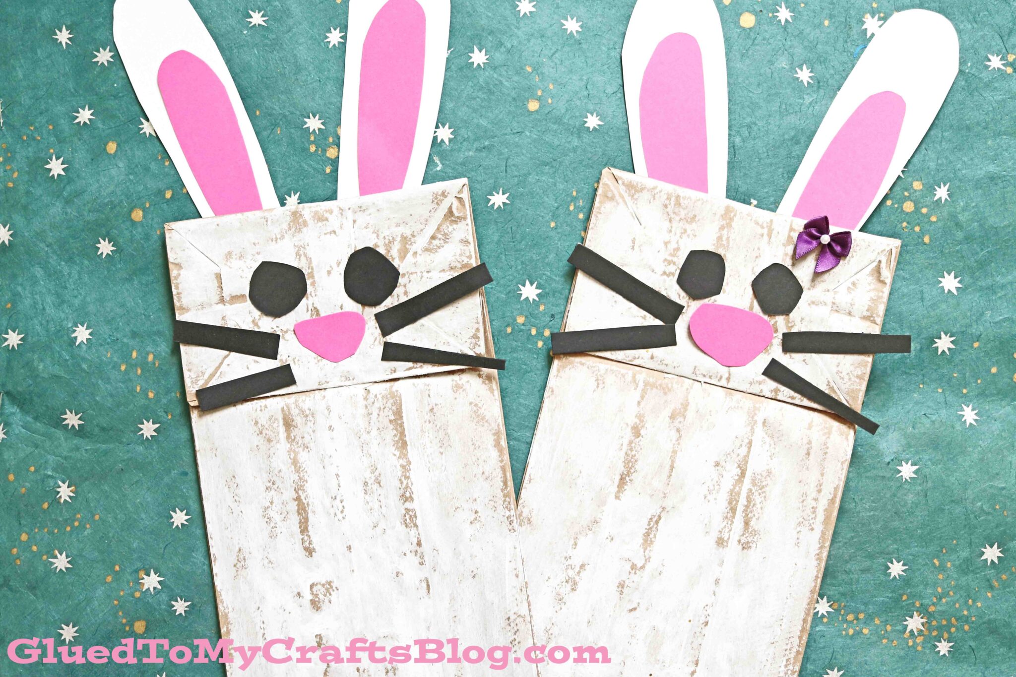 Paper Bag Bunny Craft Idea For Easter