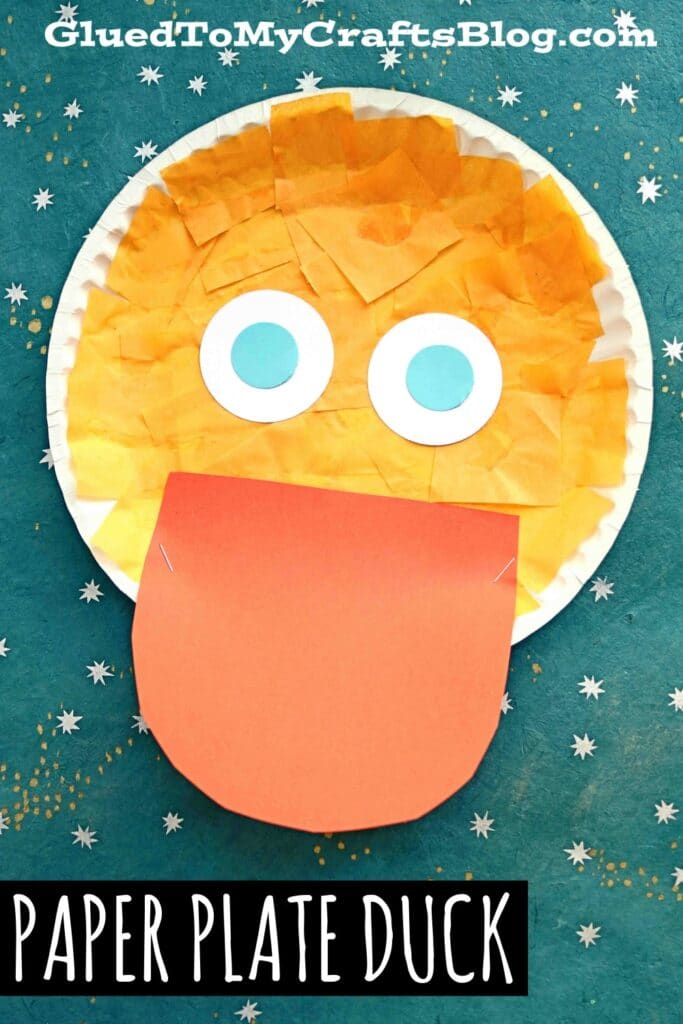 Paper Plate Duck Craft Idea