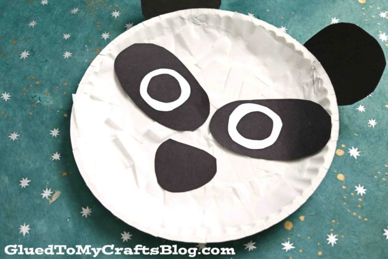 Paper Plate Panda Craft Idea