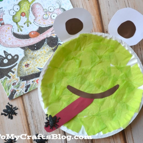 Handprint Frog Craft Idea For Kids