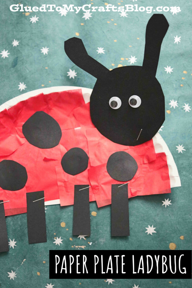 Paper Plate Ladybug Craft Idea