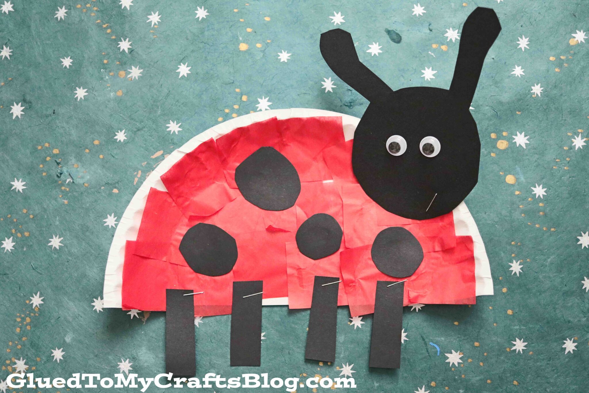 Paper Plate Ladybug Craft Idea