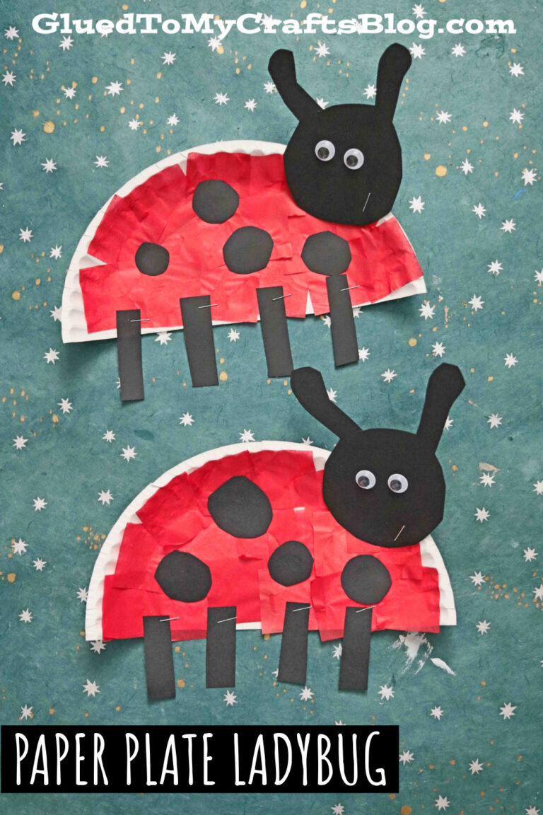 Paper Plate Ladybug Craft Idea
