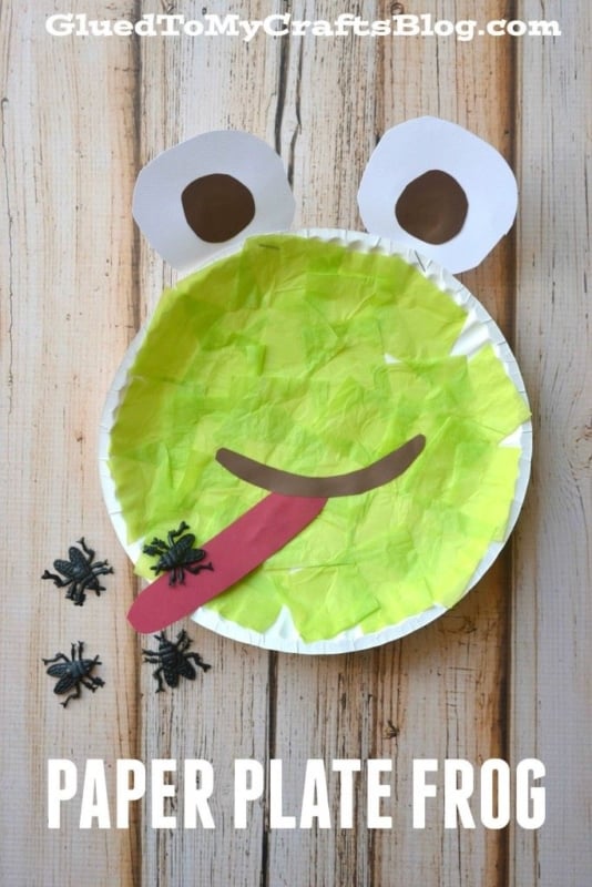 Paper Plate Frog Craft