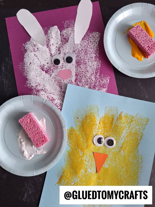 25+ Sponge Painted Craft Ideas To Make Today
