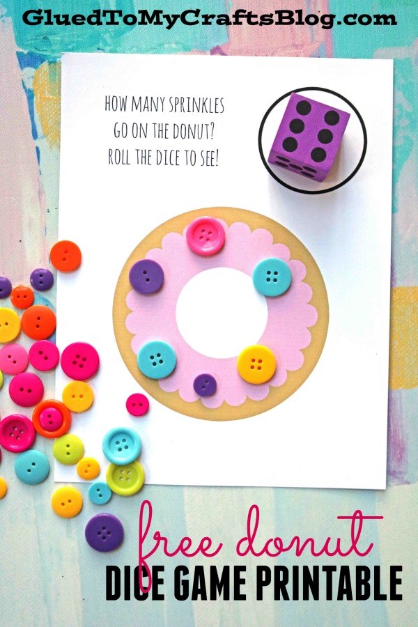 Donut Sprinkle Learning Game For Preschoolers