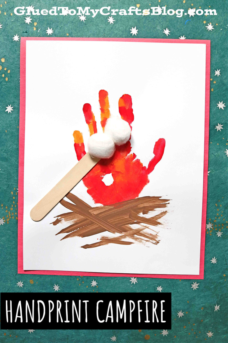 Handprint Campfire Keepsake