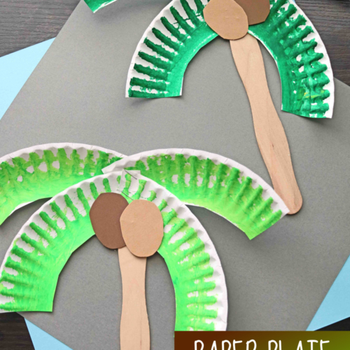 Paper & Thumbprint Palm Tree Craft
