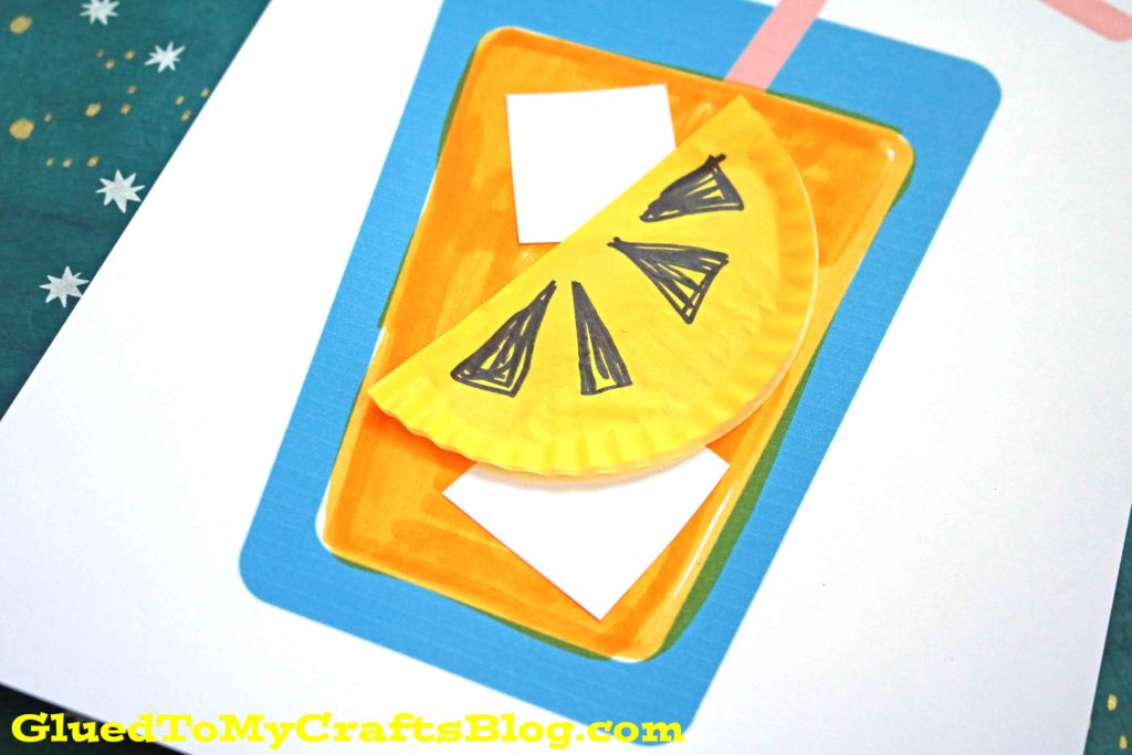 Cupcake Liner Lemonade Craft For Kids