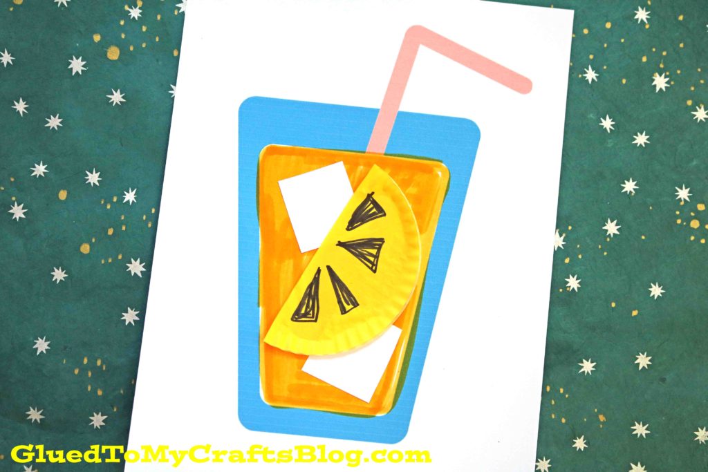 Cupcake Liner Lemonade Craft For Kids