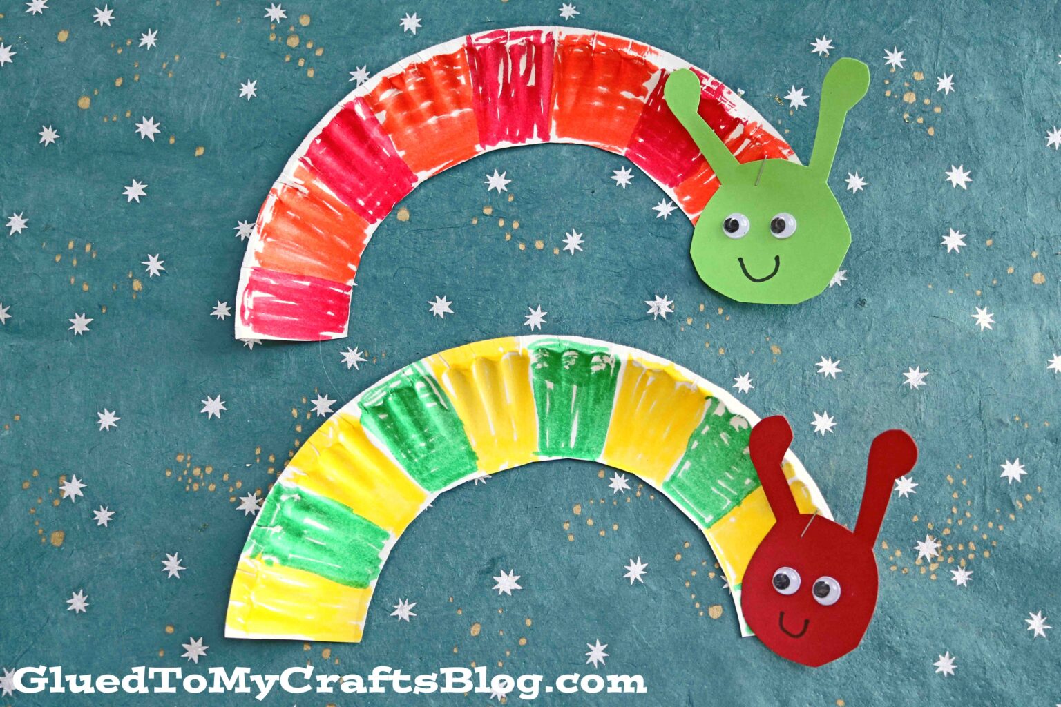 Paper Plate Caterpillar Craft