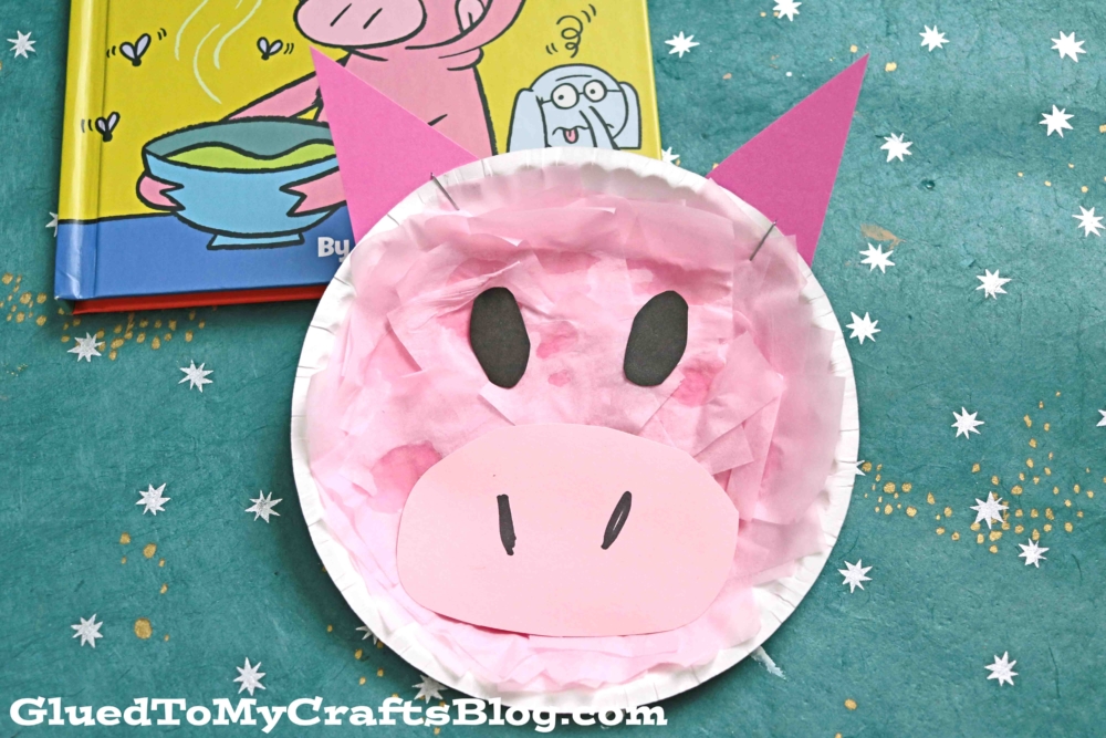 Paper Plate Elephant & Piggie Craft