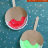 Paper Plate Candy Apple Craft Idea