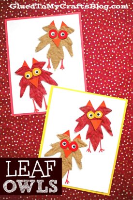 Fun Leaf Owl Craft Idea for Kids to Make This Fall