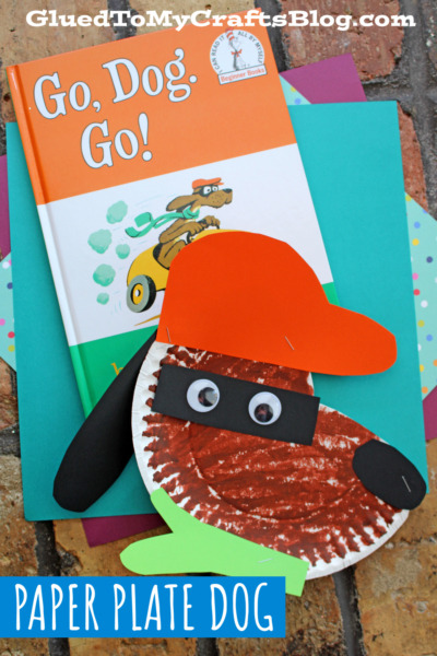 Super EASY Go, Dog. Go! Paper Plate Dog Craft Idea