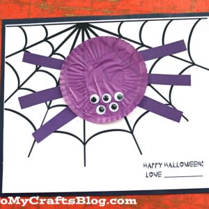Paper Straw Spider Craft Idea