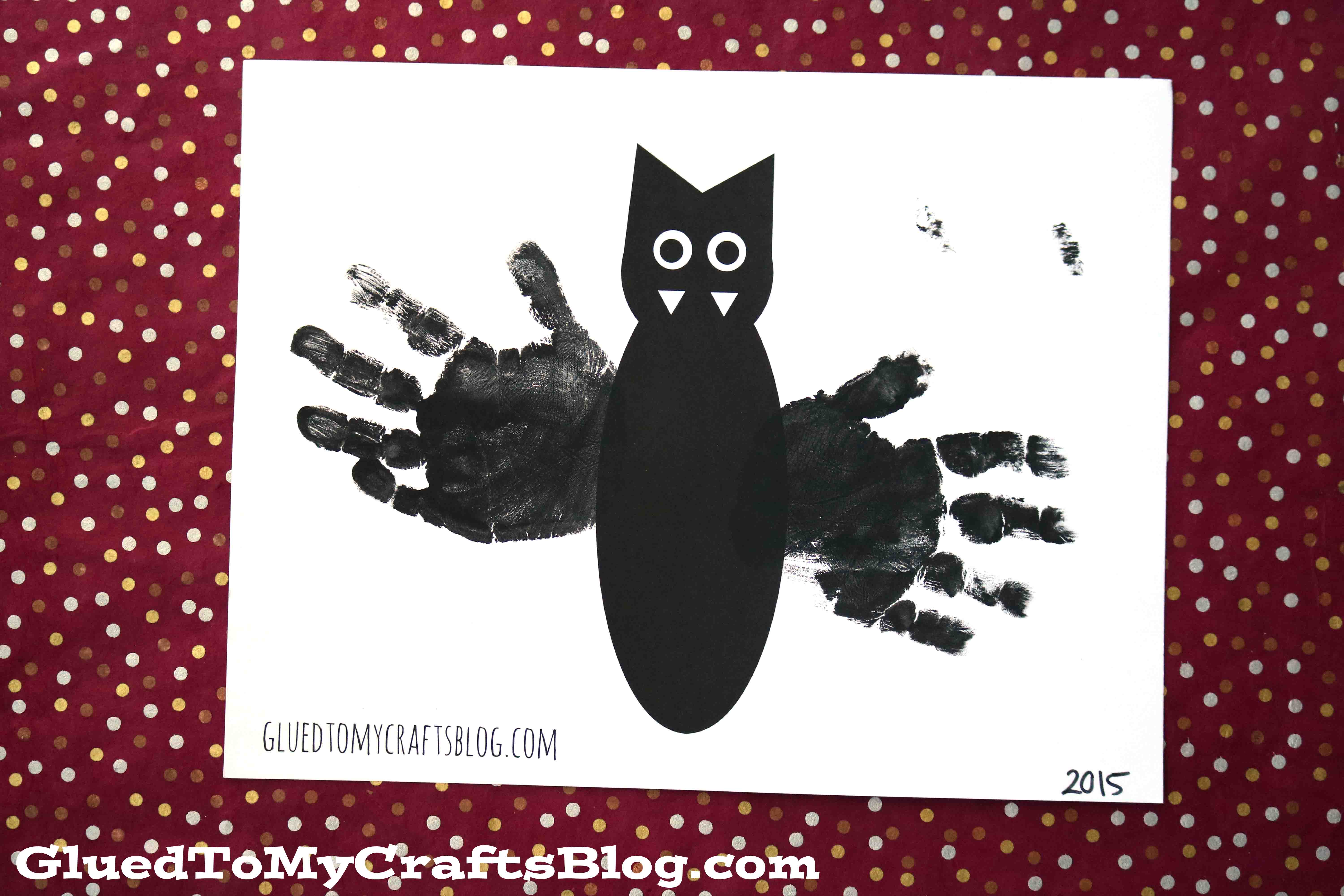 Handprint Bat Keepsake