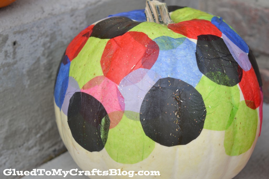 Mosaic Pumpkins For Halloween Decor