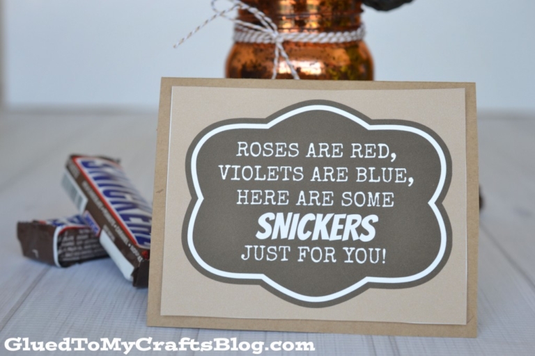 SNICKERS Candy Bouquet Craft Idea