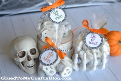 White Pretzel "Bag of Bones" Gift
