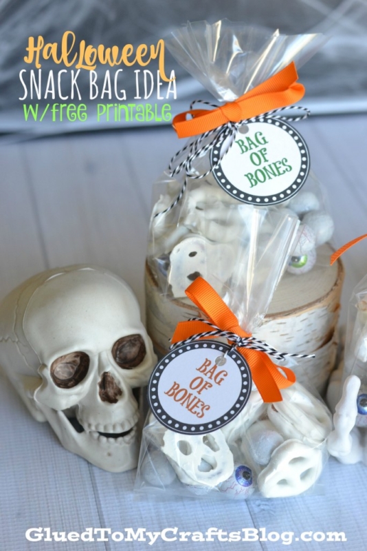 White Pretzel "Bag of Bones" Gift
