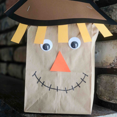 Paper Bag Scarecrow Craft