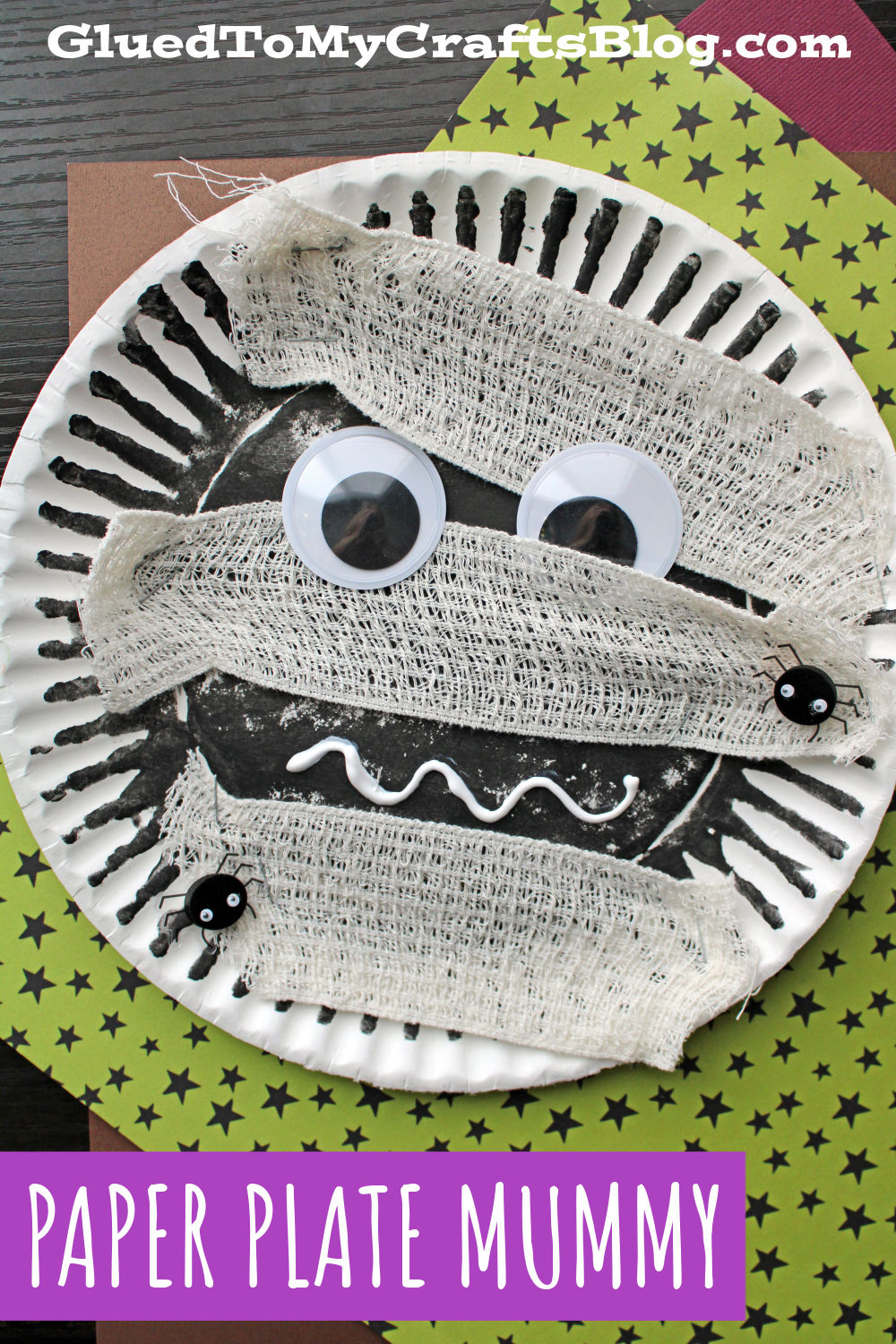 Paper Plate Mummy Craft Idea For Kids