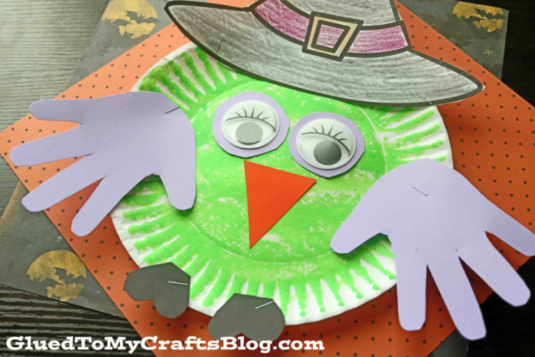 Paper Plate Owl Witch Craft