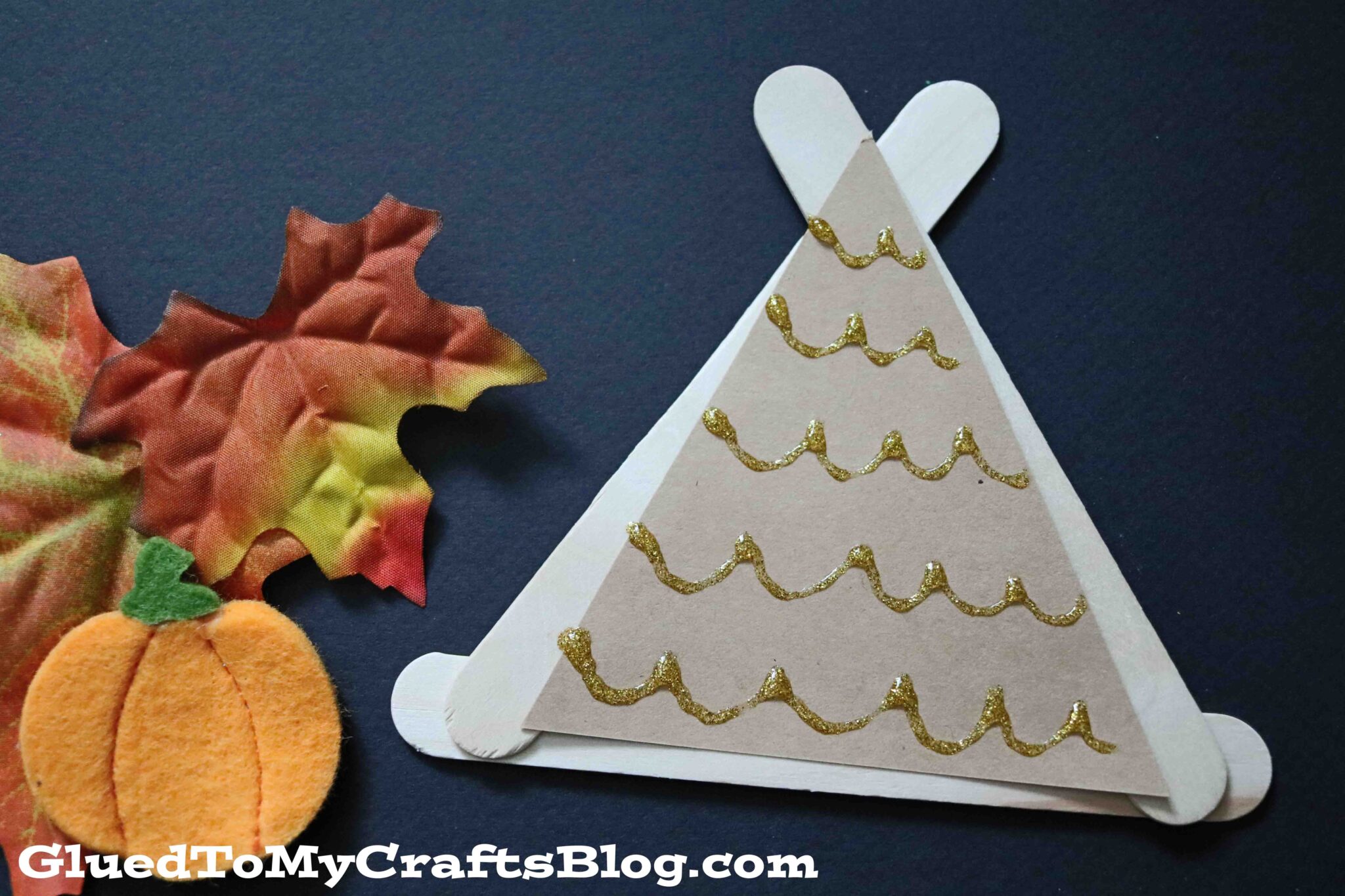 Popsicle Stick Teepee Craft Idea