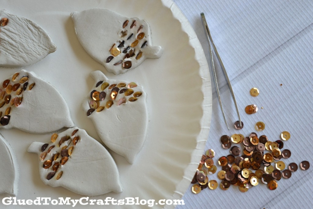 Fall DIY Clay Acorn Magnets for Kids