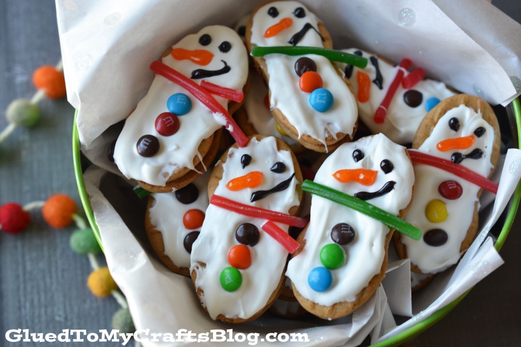 Nutter Butter Snowmen Cookies
