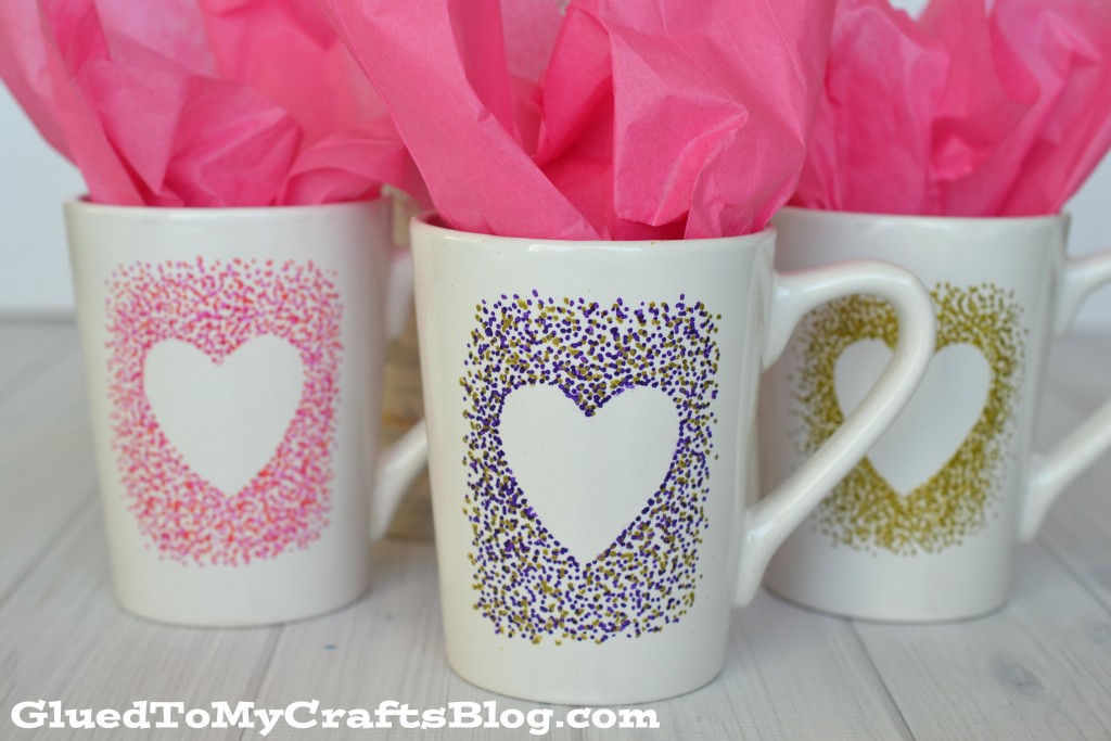 DIY Sweetheart Mugs For Valentine's Day