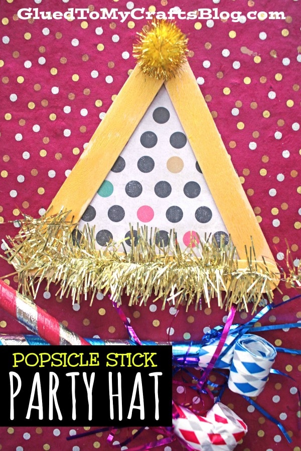 Popsicle Stick Party Hats