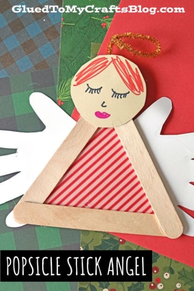 Popsicle Stick Angel Craft Idea