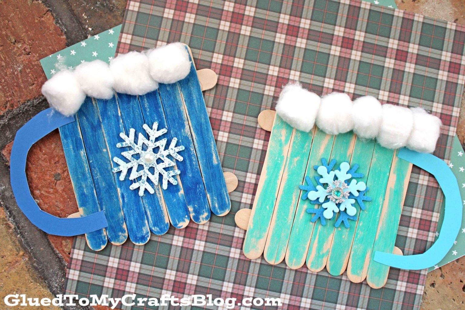 Popsicle Stick Hot Chocolate Mug Craft Idea
