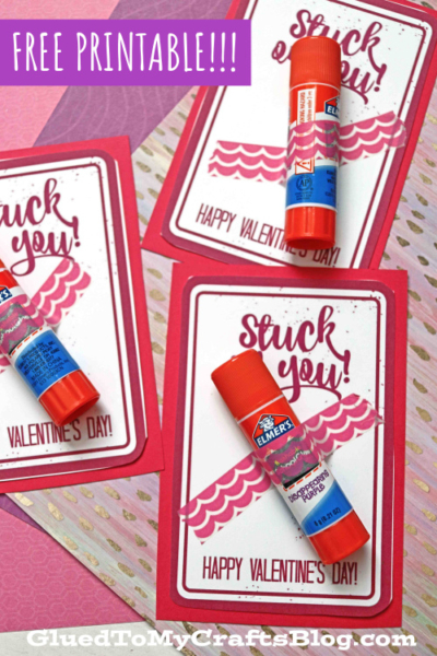 Stuck On You Gift Tag Printable