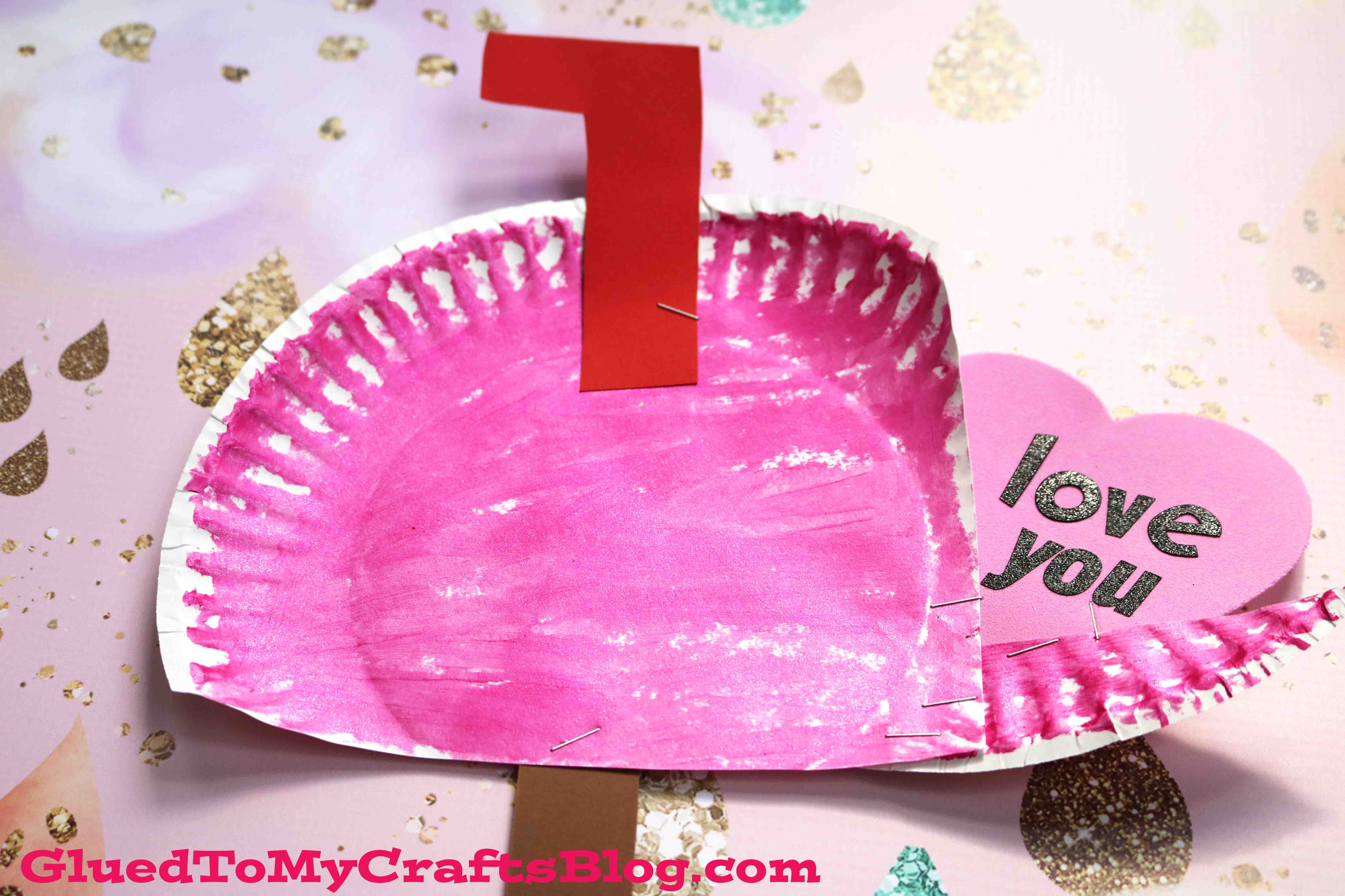 Paper Plate Valentine's Day Mailbox